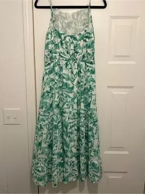 Reitmans | Dresses | Reitmans Size Small Green And White Printed ...
